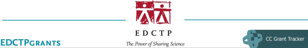 EDCTP - Online Grant Portal